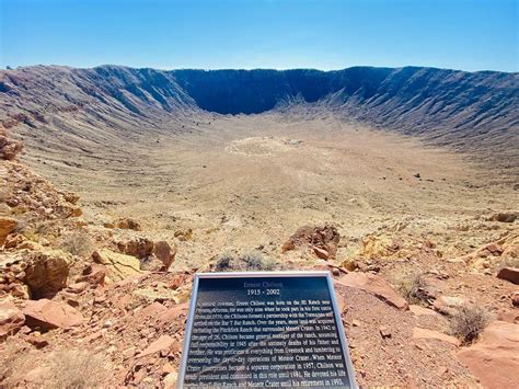 Visit The World S Largest Meteor Crater Right Here In Arizona For An