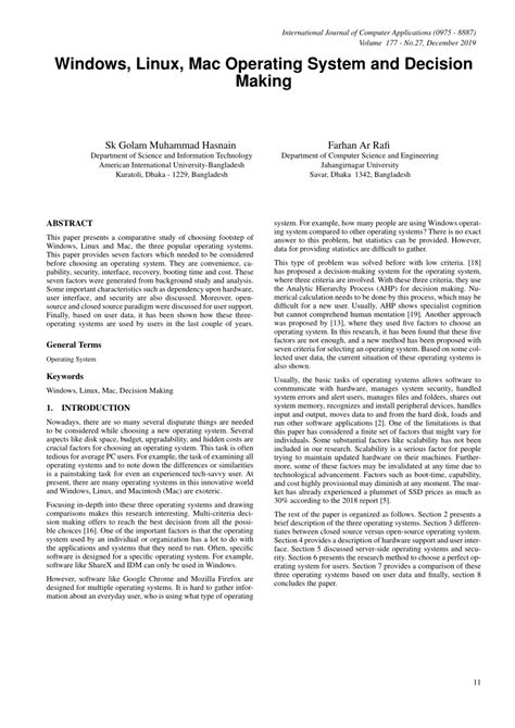 pdf windows linux mac operating system and decision making