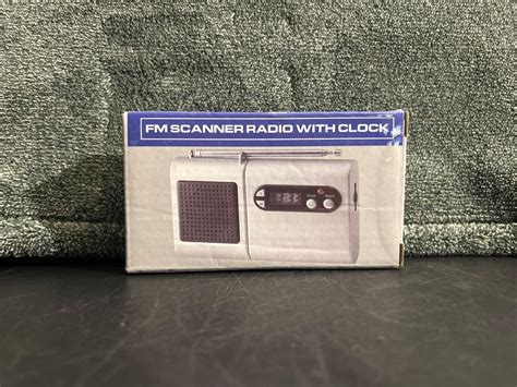 Fm Scanner Radio With Clock 2007 Sunscope Etsy Canada