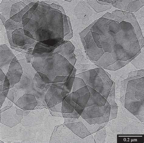 Tem Image Of Plate Like Gibbsite Crystals Used As A Precursor For Download Scientific Diagram
