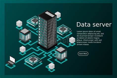 Concept Of Data Network Management Stock Vector Illustration Of