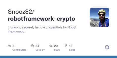 Github Snooz82robotframework Crypto Library To Securely Handle Credentials For Robot Framework