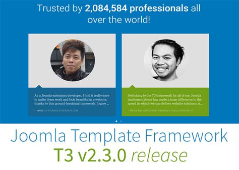 Joomla Template Framework T3 Framework V 230 New Feature Release Joomlart