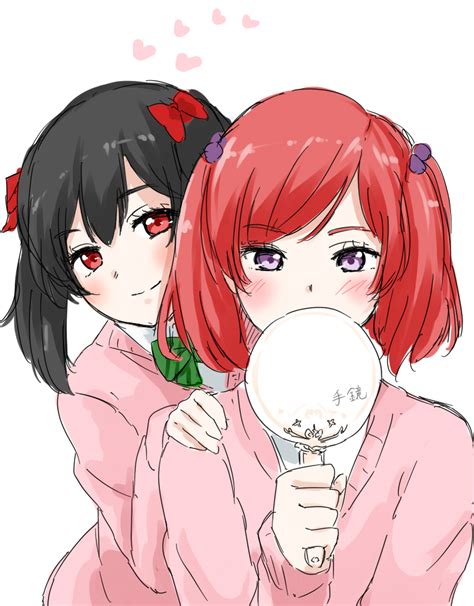 Nishikino Maki And Yazawa Nico Love Live And More Drawn By Suto Iamsuto Danbooru