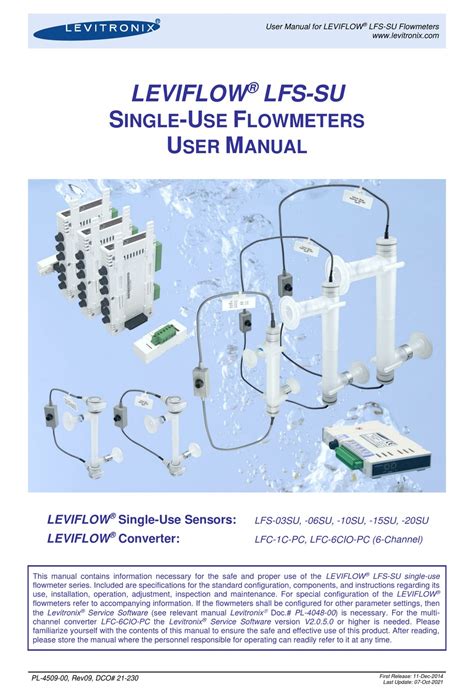 LEVITRONIX LEVIFLOW LFS SU USER MANUAL Pdf Download ManualsLib