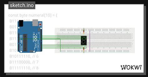 Seven Segment Practice Wokwi Esp32 Stm32 Arduino Simulator