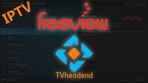 Tvheadend NZ Freeview IPTV Setup
