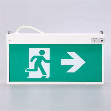 Hanging Double Sided Exit Sign Led Rechargeable Emergency Exit Light Emergency Exit Light And