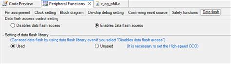 Write And Read Data In Data Flash Nonvolatile Memory Of