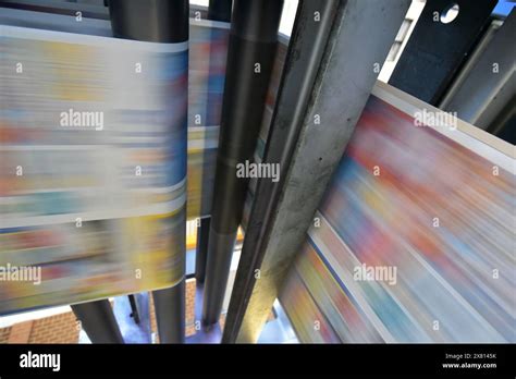 Roll Offset Print Machine In A Large Print Shop For Production Of Roll Offset Print Machine In A Large Print Shop For Production Of