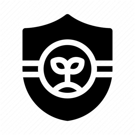 Shield Protection Plant Nature Agriculture Safety Leaf Icon Download On Iconfinder