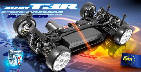 Red RC Xray T3R Electric Touring Car