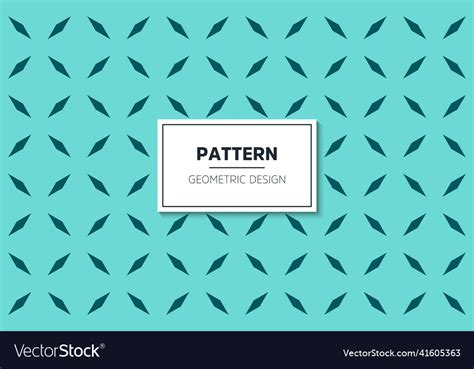 Seamless Pattern With Simple Colorful Geometric Vector Image
