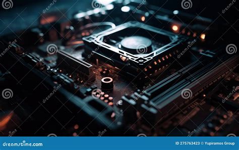 Complexity Of Electronics Industry Shown In Generated By Ai Stock Illustration Illustration Of