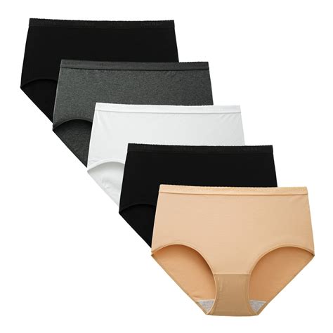 Womens Plus Size Briefs 5 Pack Innersy Store