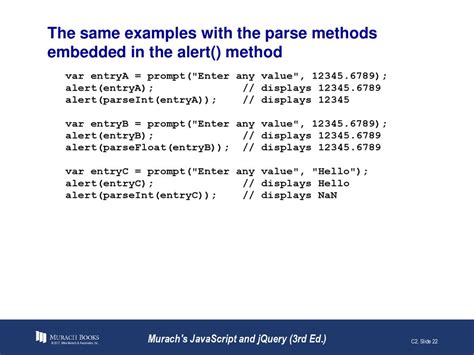 Murachs Javascript And Jquery 3rd Ed Ppt Download