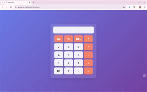 Arjun Joshi On Linkedin Calculator Webdevelopment Webdesigne Html Css Javascript Ui