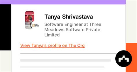 Tanya Shrivastava Software Engineer At Three Meadows Software Private