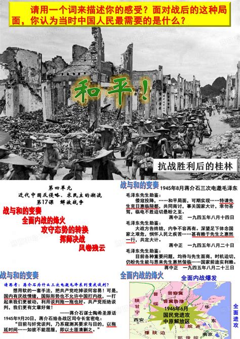 解放战争PPT模板下载 编号qnggrkod 熊猫办公
