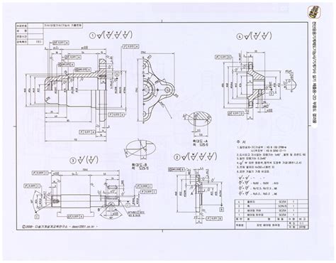 표면거칠기 기호 도면 작성법 일반 기계기사 네이버 블로그