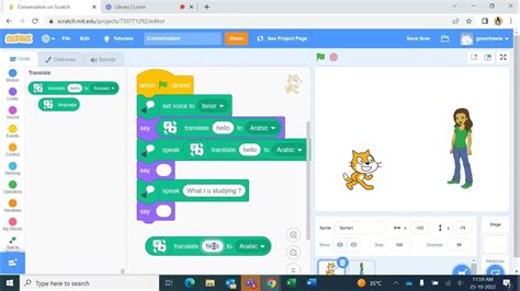 Scratch Programming Translate Command Youtube