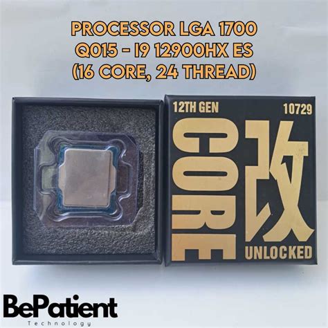 Jual Processor I9 12900hx Es I7 13700hx Lga 1700 Unlocked Cpu Cocok Untuk Motherboard H610