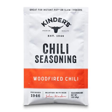 Kinders Chili Seasoning Woodfired Chili Shop Spice Mixes At H E B