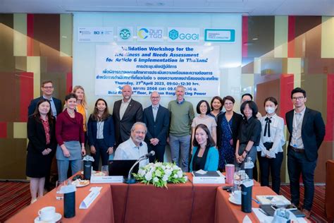 Article 6 Of The Paris Agreement Implementation Support In Thailand