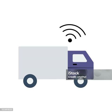 스마트 물류 플랫 아이콘 플랫 디자인 벡터 일러스트레이션 로고에 대한 스톡 벡터 아트 및 기타 이미지 로고 트럭 0명 Istock