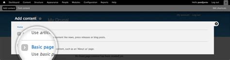 How To Create Drupal Articles And Pages Fastwebhost Tutorials