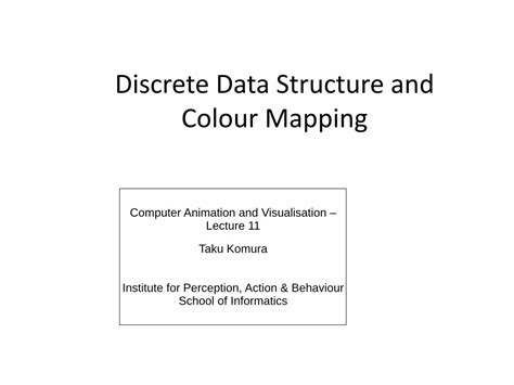 Pdf Discrete Data Structure And Colour Fedacuktkomuracav