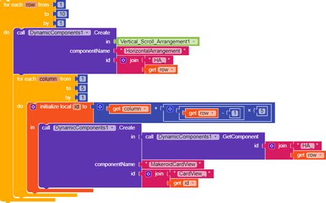 Simple Dynamic Grid View Using Dynamic Extension Guides Kodular