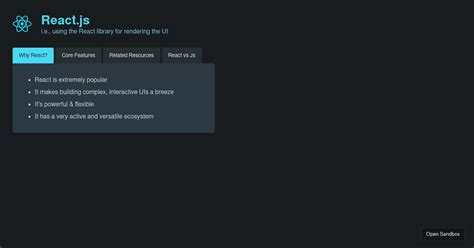 First React App Start Codesandbox