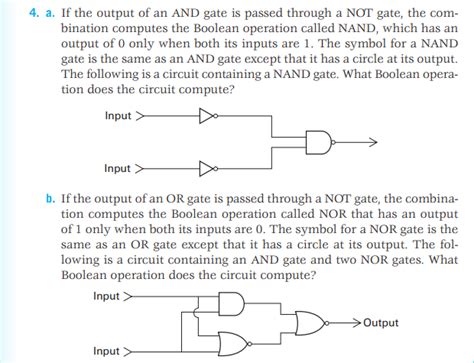 Solved A If The Output Of An And Gate Is Passed Through A