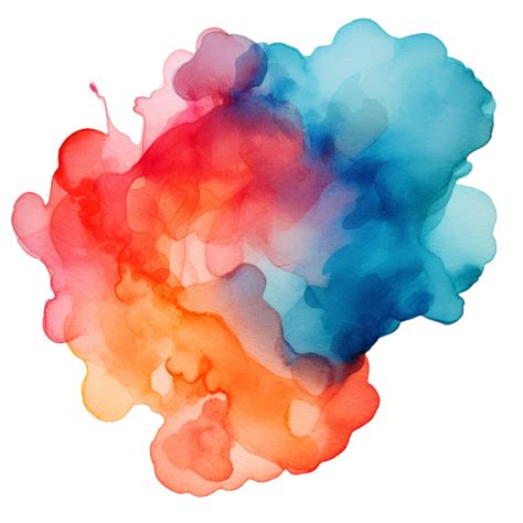 Ai Generated Watercolor Blob Clip Art 34927795 Png