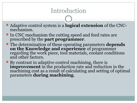 Adaptive Control System PPT