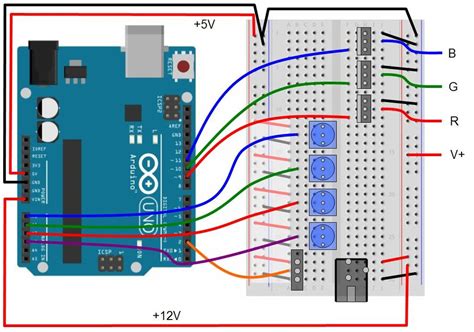Arduino Very Hot Mosfet When Powering An Led Strip Electrical