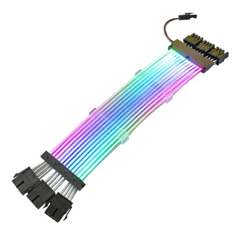 Gpu Extension Cable 3x8pin 5v Argb Extension Cord Rgb Cable Sync Aura Connector For Pc Case On Onbuy