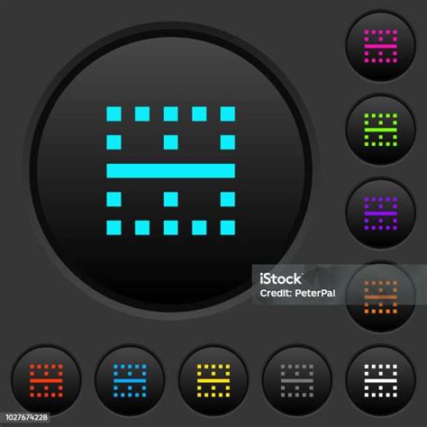 가로 테두리 어두운 푸시 버튼 컬러 아이콘 계획에 대한 스톡 벡터 아트 및 기타 이미지 계획 곡선 그래픽 사용자