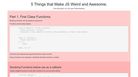 What Makes Javascript Weirdand Awesome