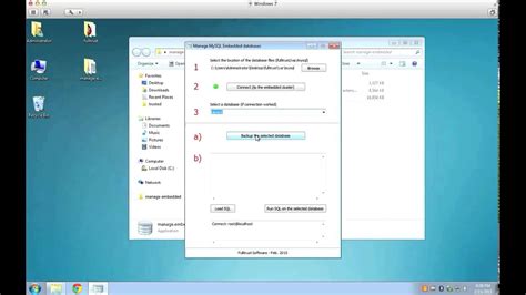 How To Run Sql Over An Embedded Mysql Cluster Youtube