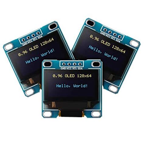 3pcs 096 Inch Oled Module 12864 128x64 Driver Iic I2c Serial