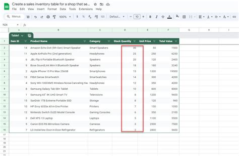 How To Make A Table In Google Sheets 5 Methods Sheetgo