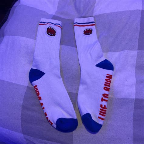 Spit Fire Socks Depop