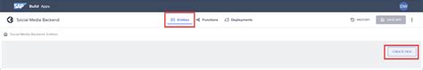 Create A Social Media Backend Sap Tutorials