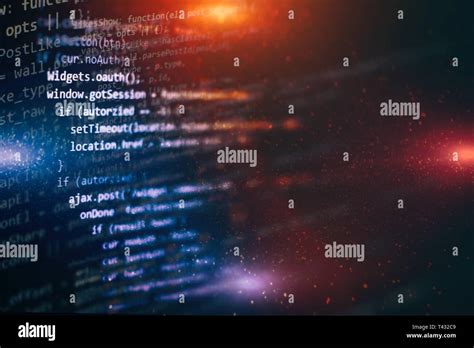 Programming Source Code HTML For Website Development Server Logs Analysis Stock Photo Alamy