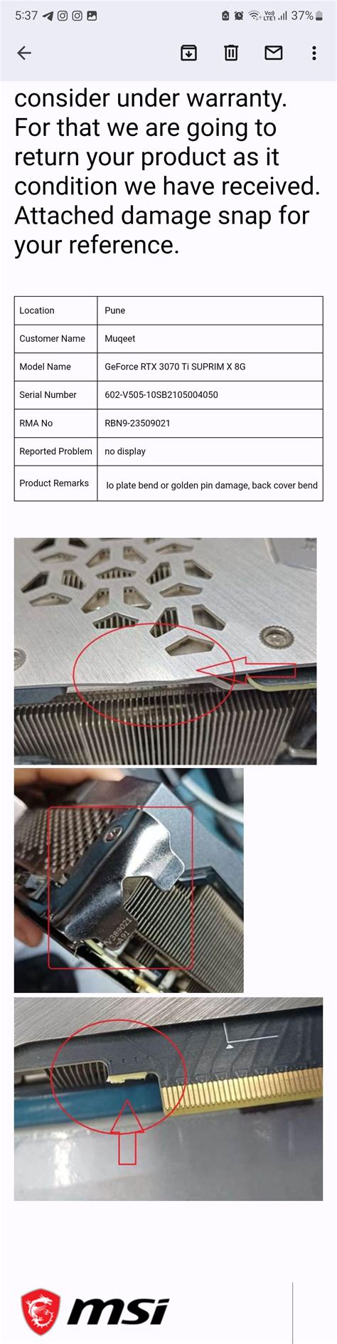 Msi Gpu Scam R Indiangaming