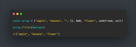 Aman Chauhan On Linkedin ⚡⚡javascript⚡⚡ If You Want To Get True Values Out Of A Array This Is The