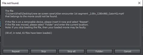 File Not Found Error