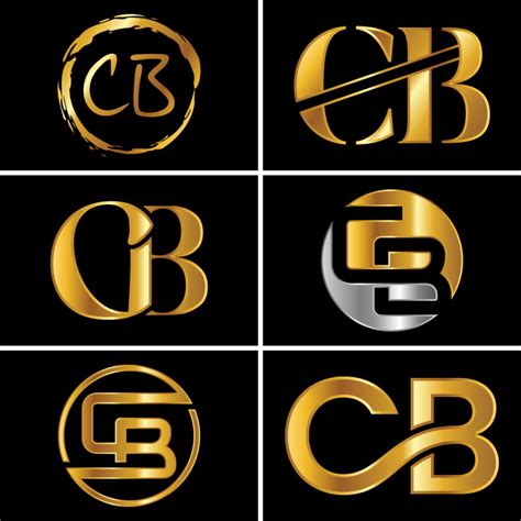 C B Initial Letter Logo Design Graphic Alphabet Symbol For Corporate